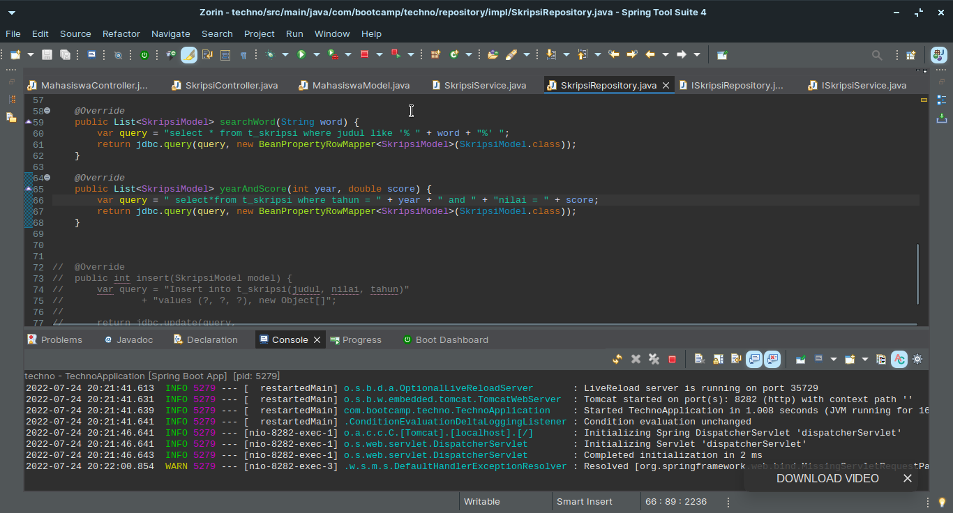 GitHub - tarihoran20/techno: Springboot Quiz - Model - No 2