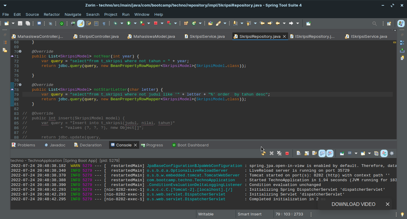 GitHub - tarihoran20/techno: Springboot Quiz - Model - No 2