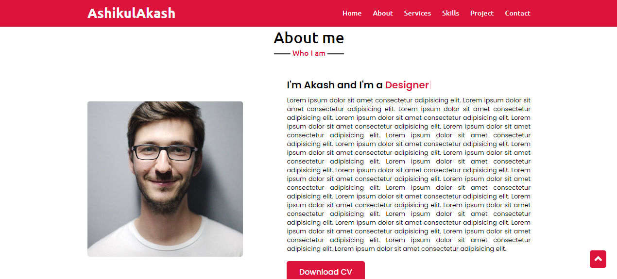 GitHub - iamashikulakash/Portfolio-HTML-CSS-JS