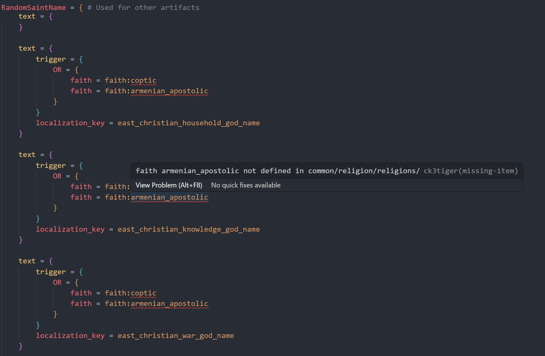 GitHub - unLomTrois/ck3tiger-for-vscode: A VS Code extension that ...