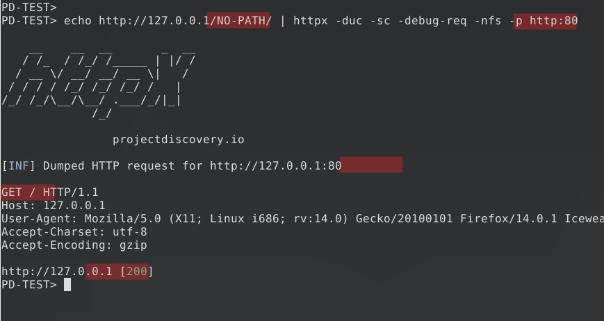 Ignoring the http path when using the p switch · Issue #1090 · projectdiscovery/httpx · GitHub
