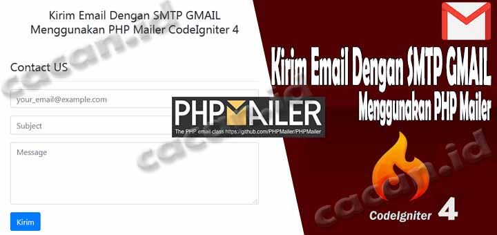 GitHub - blogcacanid/ci4-phpmailer: Kirim Email Dengan SMTP GMAIL Menggunakan PHP Mailer ...