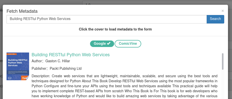 Fetch Metadata no longer working - returns 'search error!' · Issue #2139 · janeczku/calibre-web ...