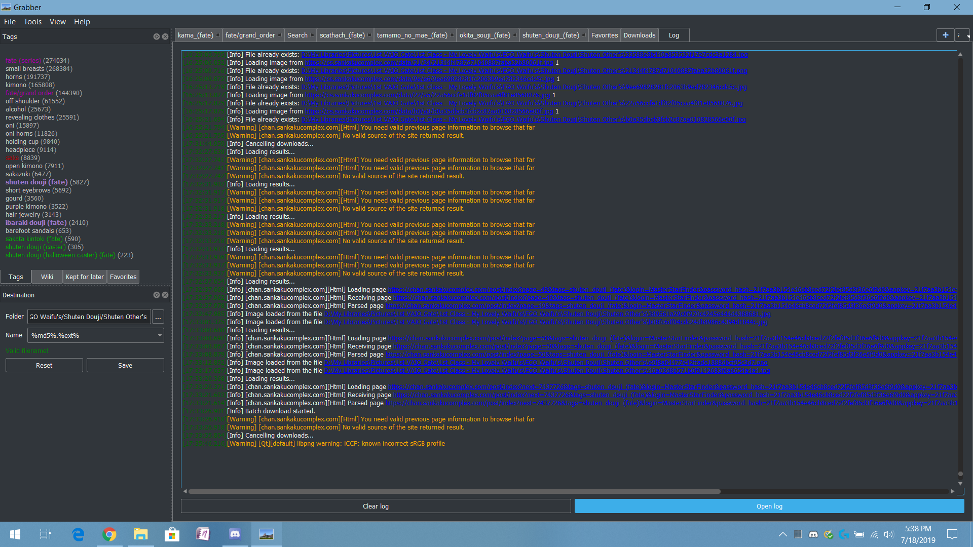 Sankaku Warning - No Valid Source After 51! · Issue #1723 · Bionus ...
