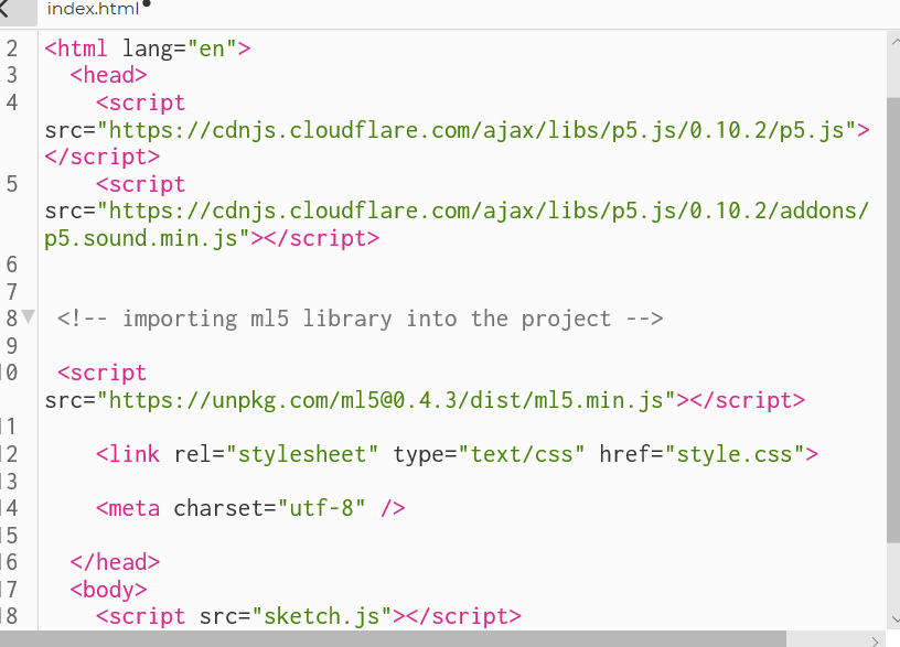 'ml5 ' is not defined · Issue #2378 · CodingTrain/website-archive · GitHub