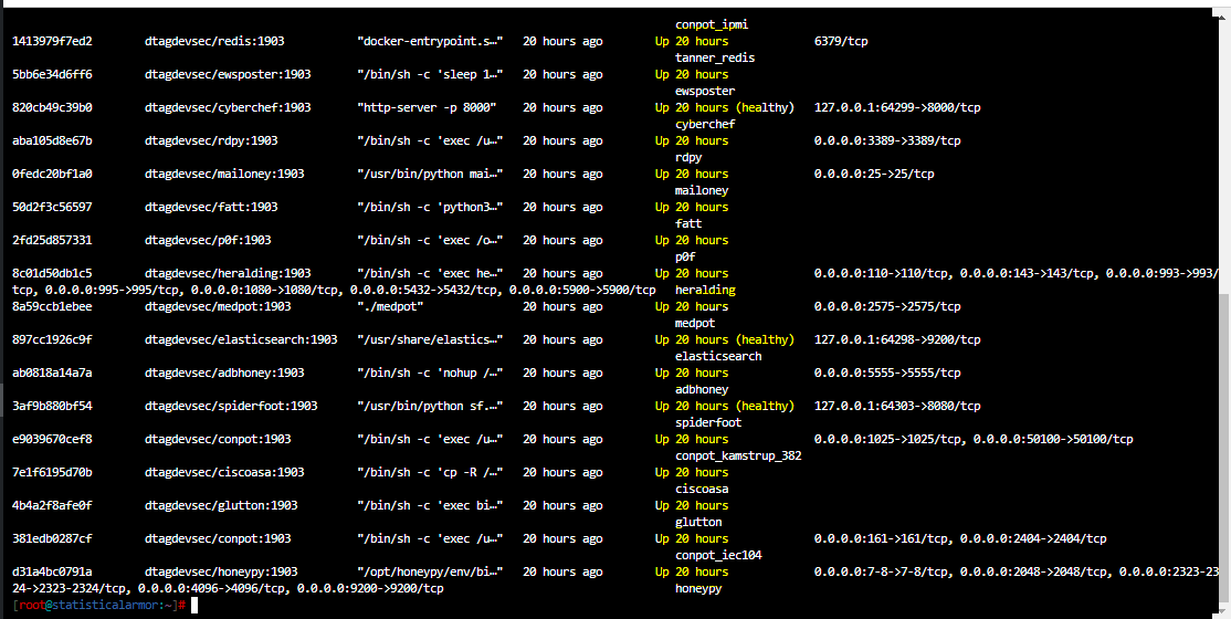 All docker / tpot containers fail, do not return after a restart · Issue #514 · telekom-security ...