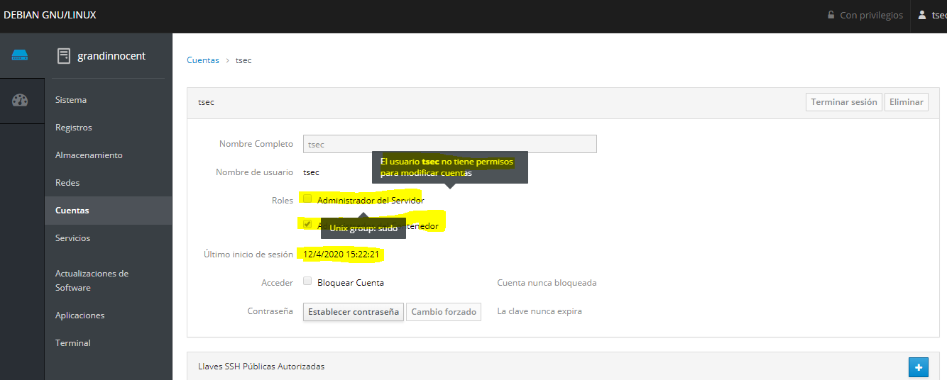 ACCESS WITHOUT PRIVILEGES AND I DO NOT SEE THE DOCKER SERVICES IN COCKPIT · Issue #613 · telekom ...