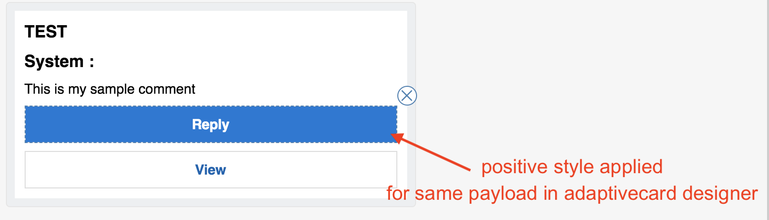 Action Style not applied when sending card · Issue #4589 · microsoft/AdaptiveCards · GitHub