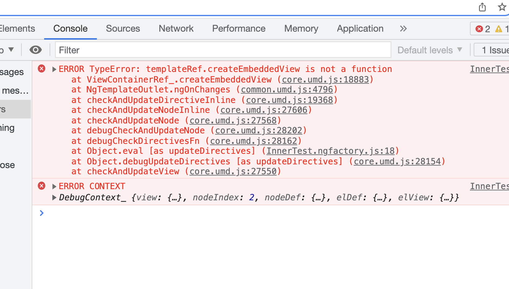 It is impossible to use template inside a template in Angular · Issue ...