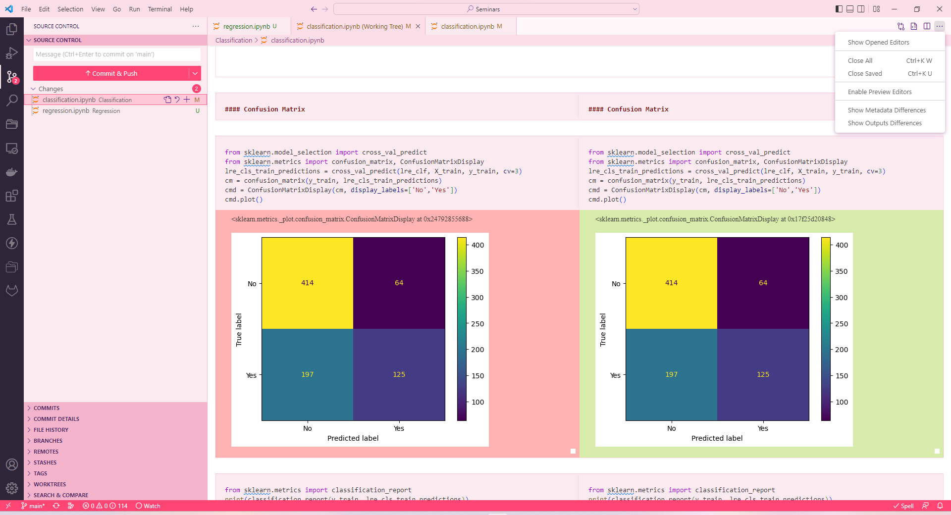 Diff Option Show Output Differences Not Working Properly · Issue 6899