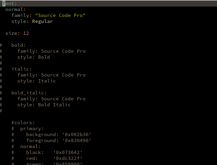 Italic doesn't display with Source Code Pro font · Issue #4803 · alacritty/alacritty · GitHub