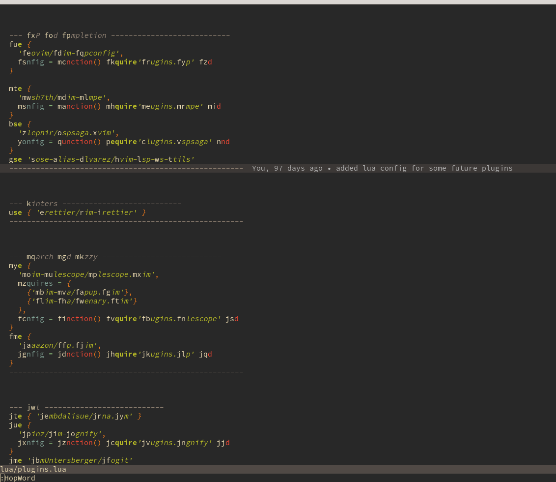 Marks displaying changed · Issue #90 · hadronized/hop.nvim · GitHub