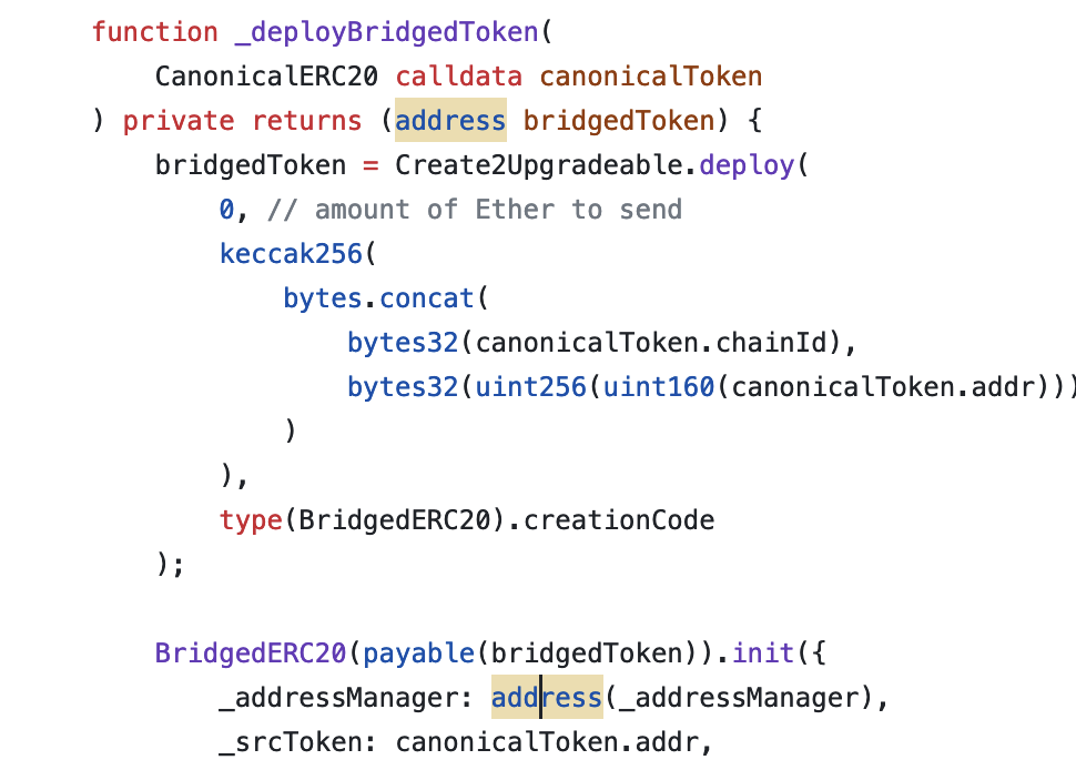 Deployment bug while L1->L2 erc20 bridging · Issue #14610 · taikoxyz/taiko-mono · GitHub