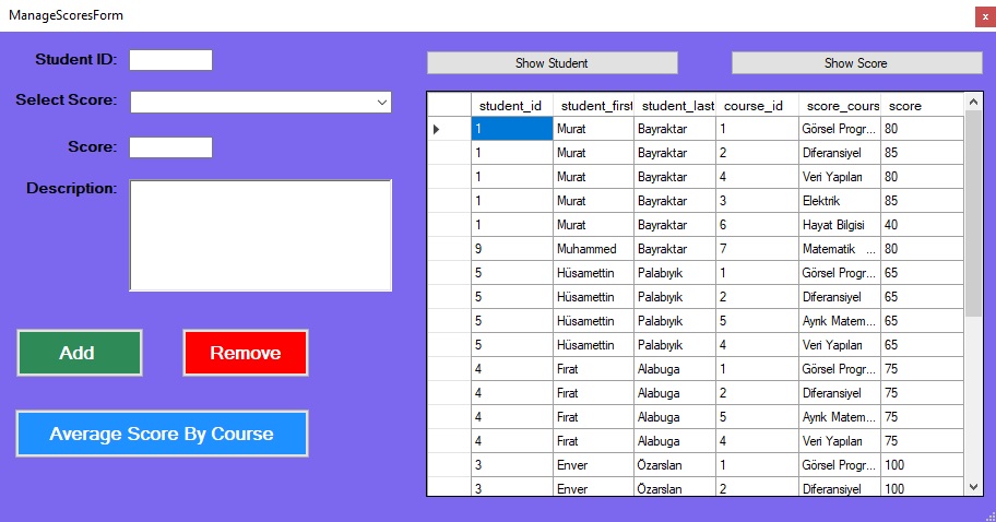 GitHub - MuratBayraktar0/Student-Information-System: C# ve SQL Server ...