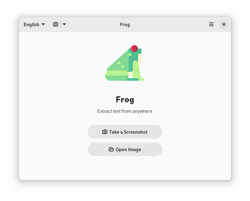 GitHub - TenderOwl/Frog: Extract text from any image, video, QR Code ...
