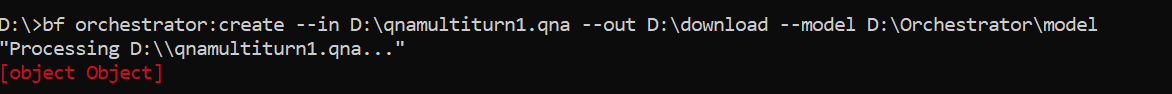 Orchestrator: How to download the .lu files from Luis or .tsv files from QNA using cli commands ...