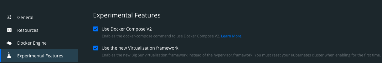 (Apple Silicon) docker-compose amd64 images not running with error qemu: uncaught target signal ...