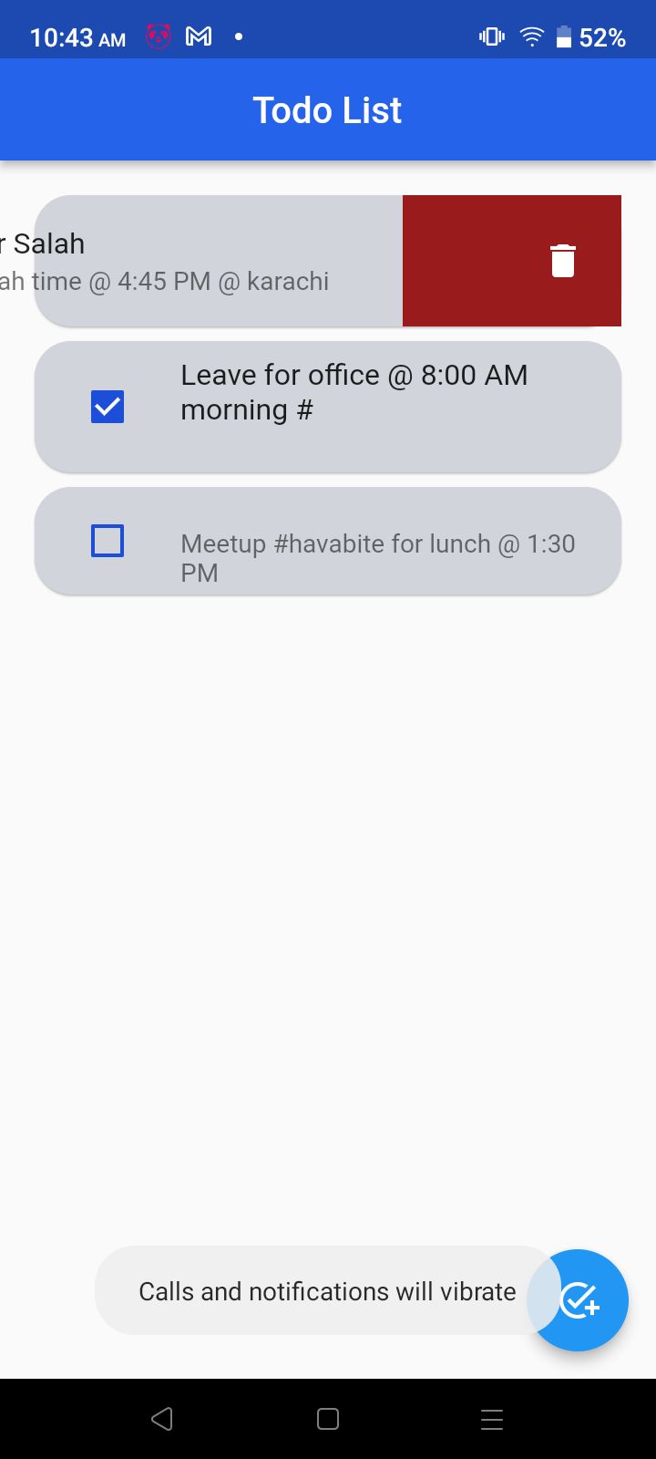 GitHub - syedyousufhussain/To-Do-List-Flutter: To do list application for setting goals of the ...