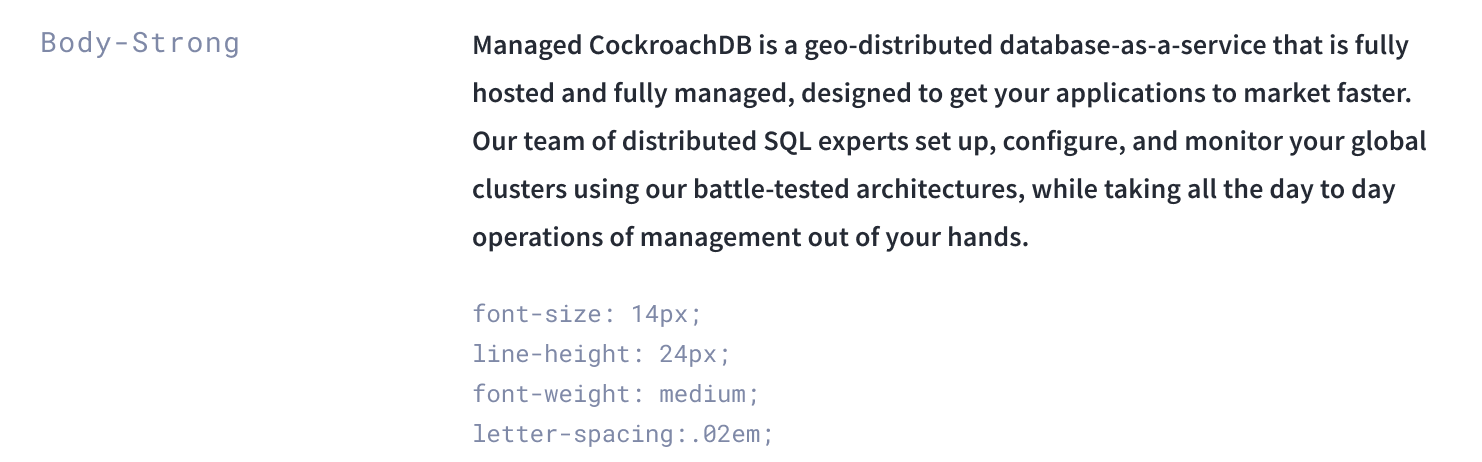 Design Review: Update button font · Issue #123 · cockroachdb/ui · GitHub