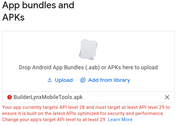 TC445 can't deploy .apk to Google Play Store · Issue #223 · TotalCross ...