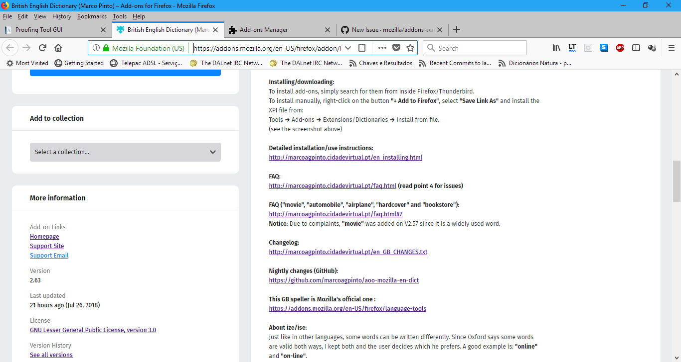 Had To Add Extra Lines To Get One Each New Line On Amo · Issue 5844 · Mozilla Addons · Github