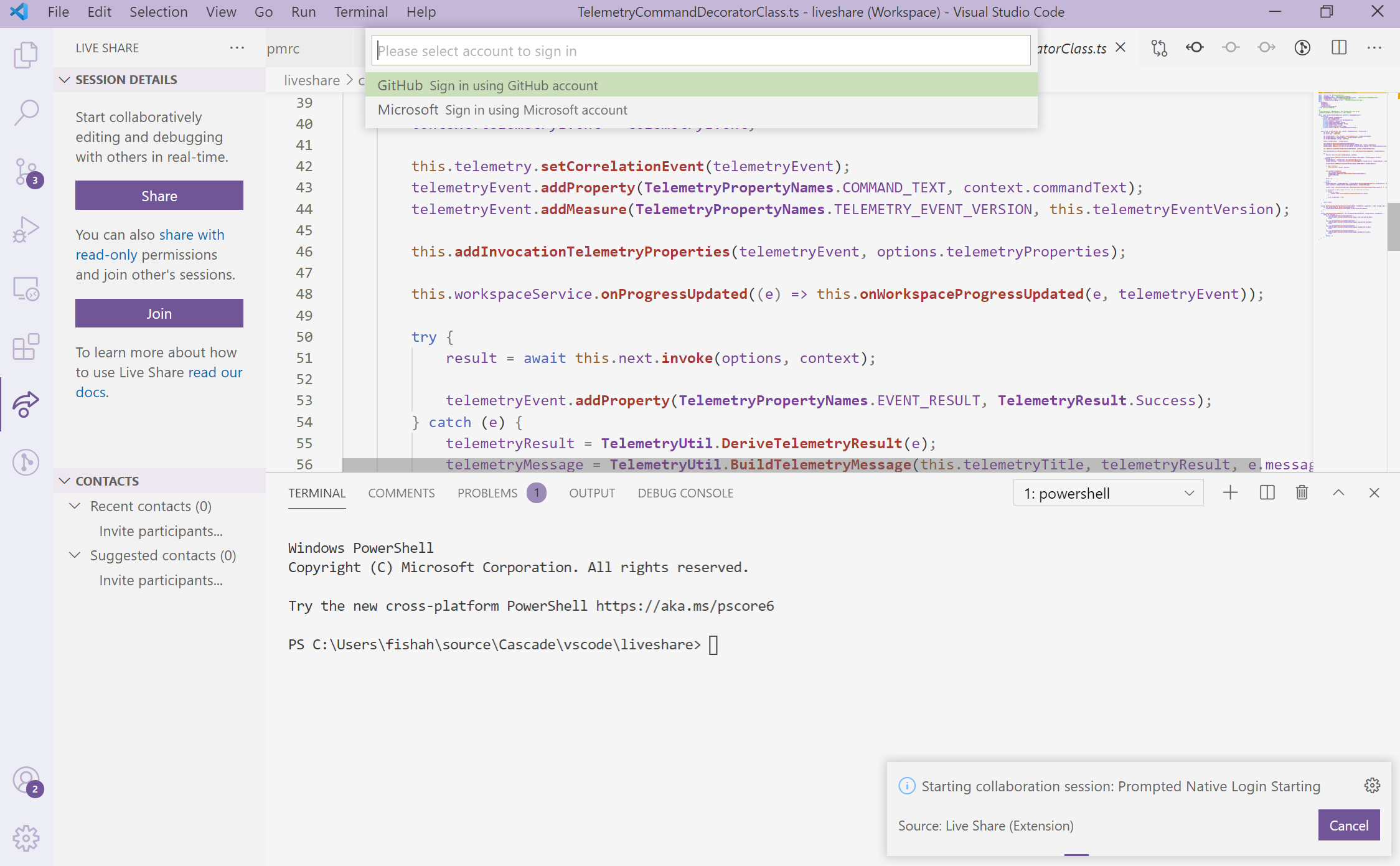 VSCode: New Authentication Roll-Out · Issue #4128 · microsoft/live ...