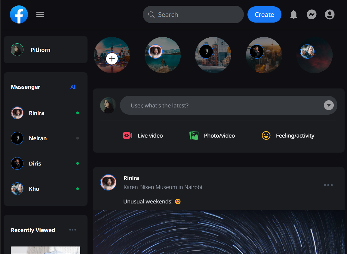 GitHub - Osida/facebook-redesign: A reimagining of Facebooks UI