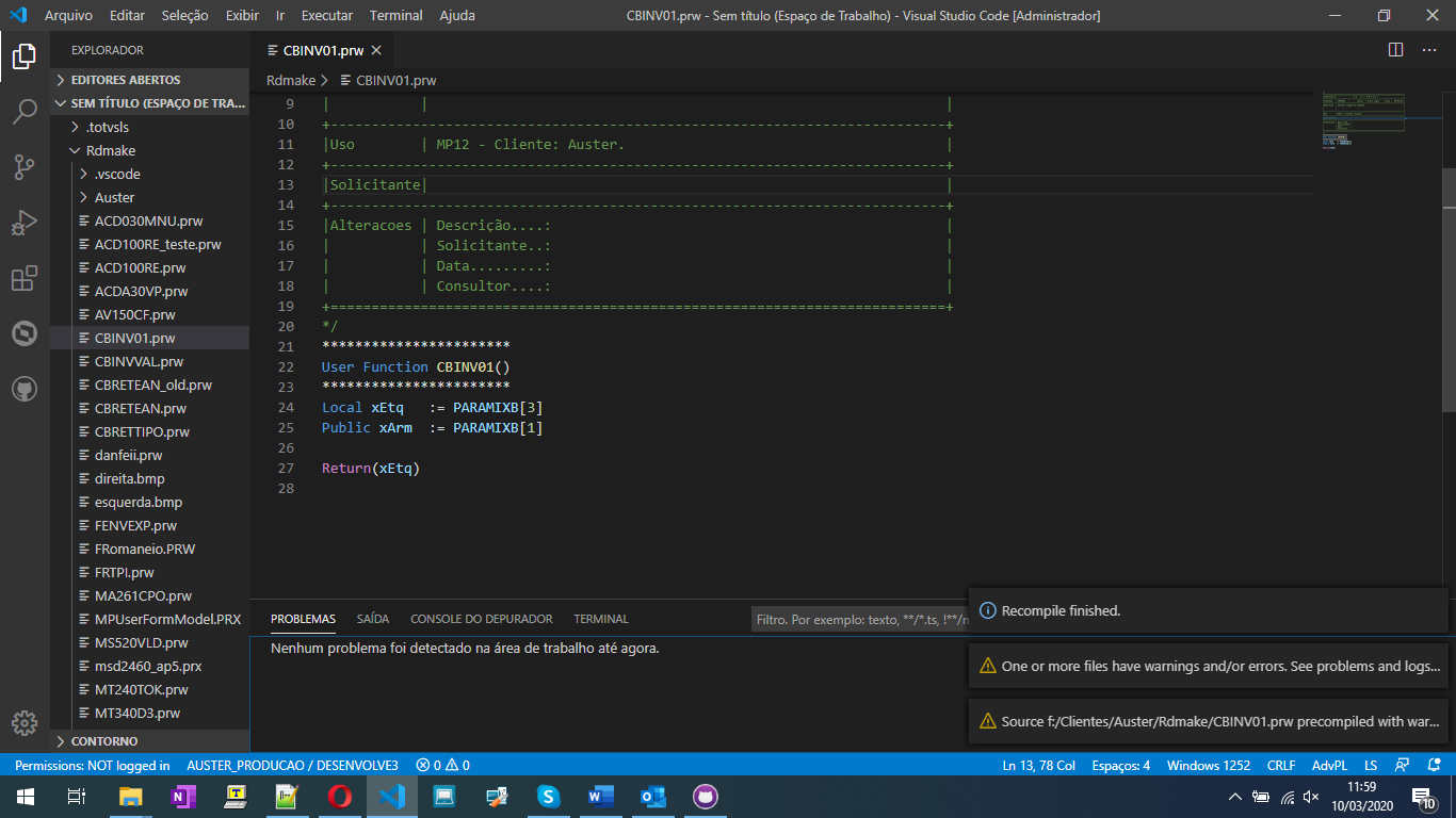 Compilar VsCode. · Issue #413 · totvs/advpl-vscode · GitHub