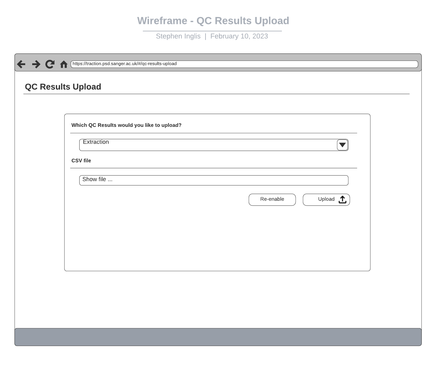 DPL-658 - As a developer I would like to restyle the QC upload page so ...
