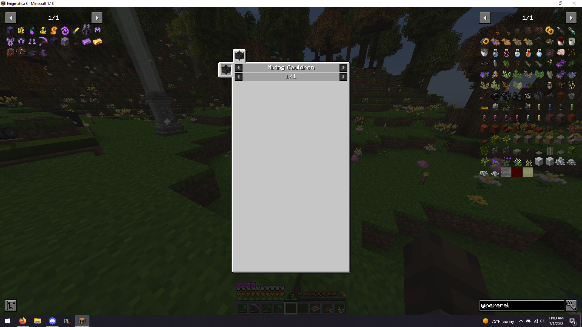 JEI doesn't display hexerei mixing cauldron/dipper recipes · Issue #168 ...