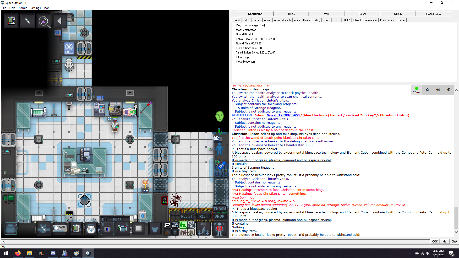 New Strange Reagent Doesnt Work On Dead Bodies · Issue 49502 · Tgstationtgstation · Github 