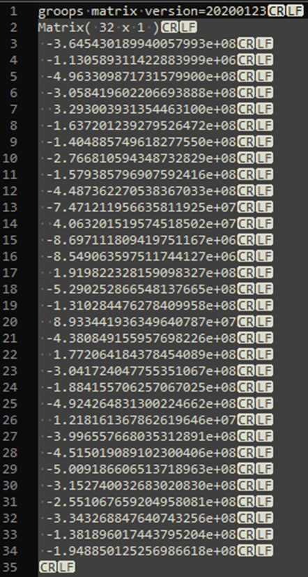 The normal equation N generated by writeNormalEquation is irreversible · groops-devs groops ...