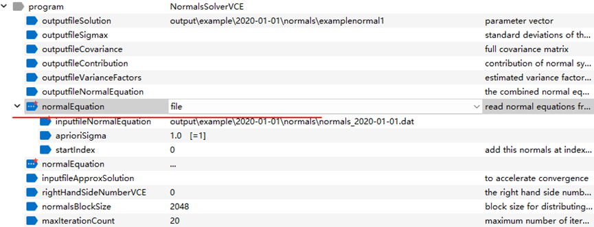 The normal equation N generated by writeNormalEquation is irreversible · groops-devs groops ...