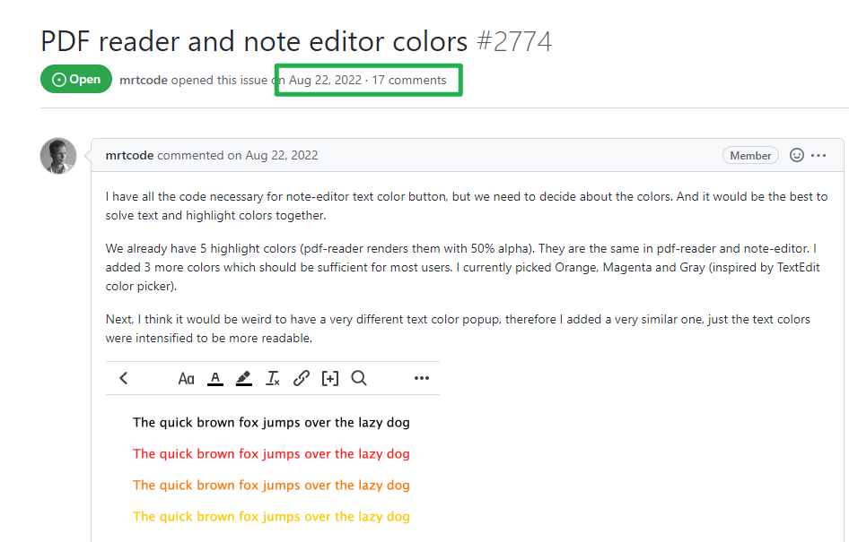 PDF reader and note editor colors · Issue #2774 · zotero/zotero · GitHub