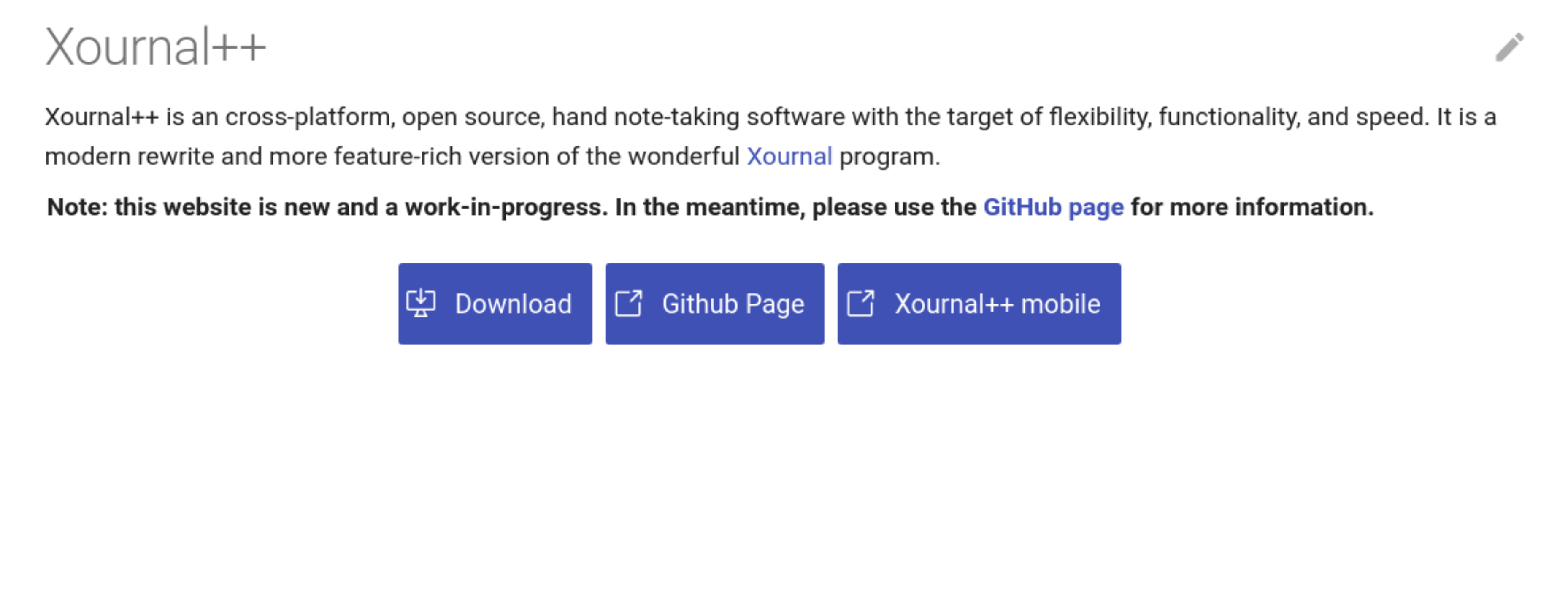 Better Home section · Issue #45 · xournalpp/xournalpp.github.io · GitHub