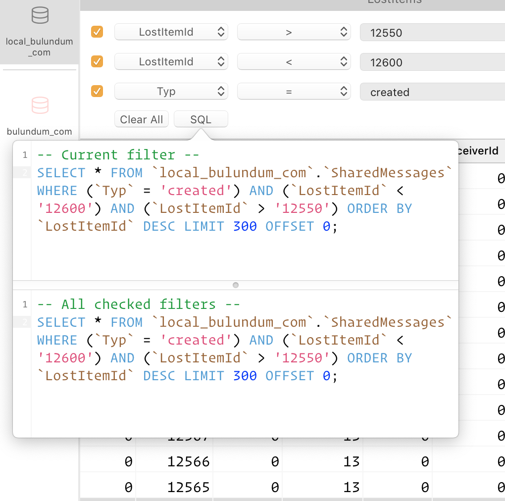 Feature request: [Copy] button for SQL query in table view · Issue #1414 · TablePlus/TablePlus ...