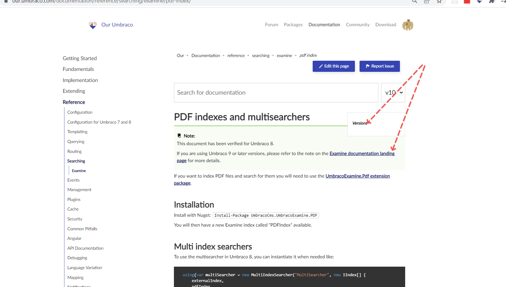 PDF indexes and multisearchers · Issue #4167 · umbraco/UmbracoDocs · GitHub