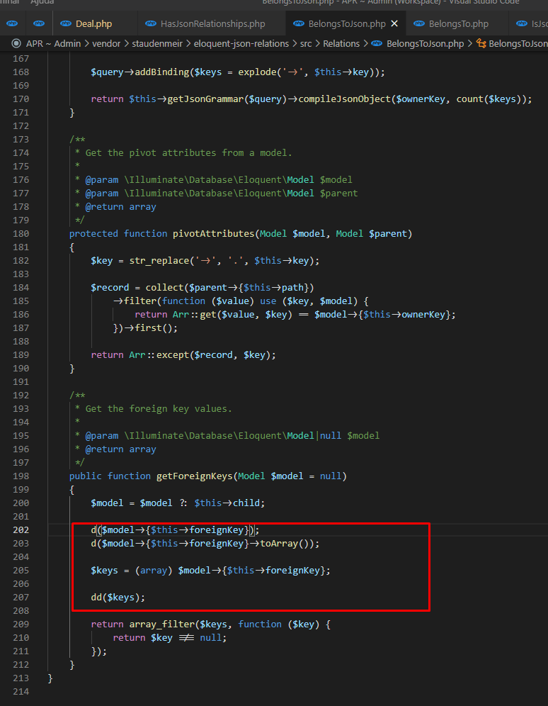 Erro To Get Foreign Keys When Has Cast Using Collection · Issue 47 · Staudenmeir Eloquent Json
