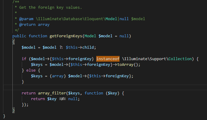 Erro To Get Foreign Keys When Has Cast Using Collection · Issue 47 · Staudenmeir Eloquent Json