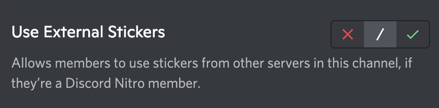 The Use external stickers permission check is client-side only · Issue ...