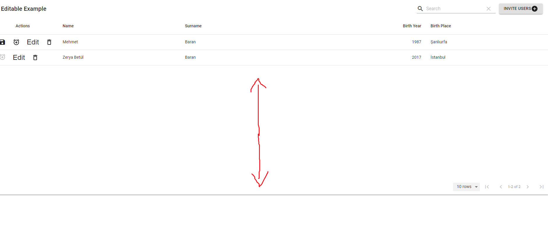 Unnecessary Table padding on the selection of pagination · Issue #1693 · mbrn/material-table ...