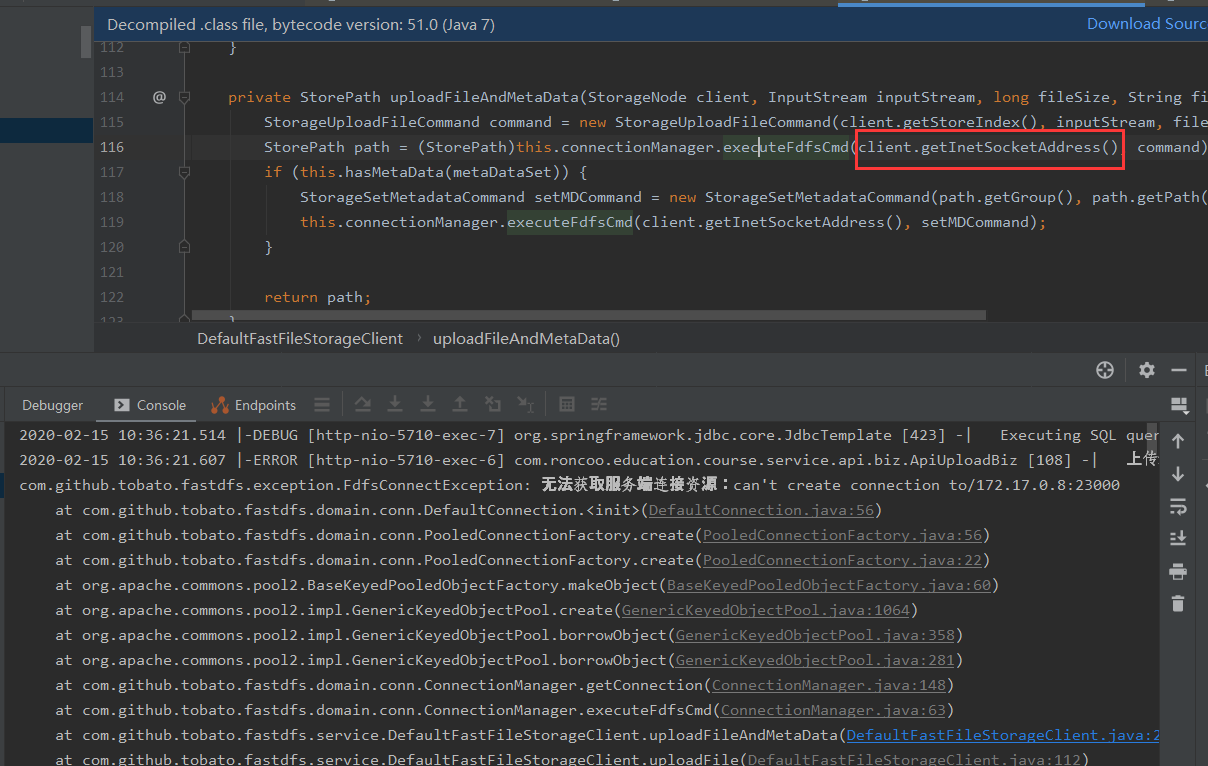 can't create connection to/172.17.0.3:23000 建议加个 fdfs.storage-list 类似fdfs.tracker-list · Issue ...