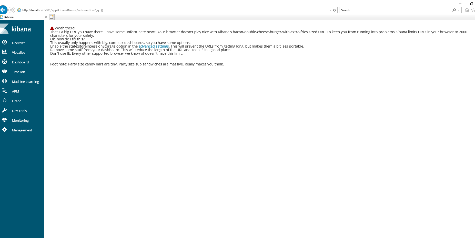 Url Overflow Page Needs Design Improvement · Issue 16308 · Elastickibana · Github 