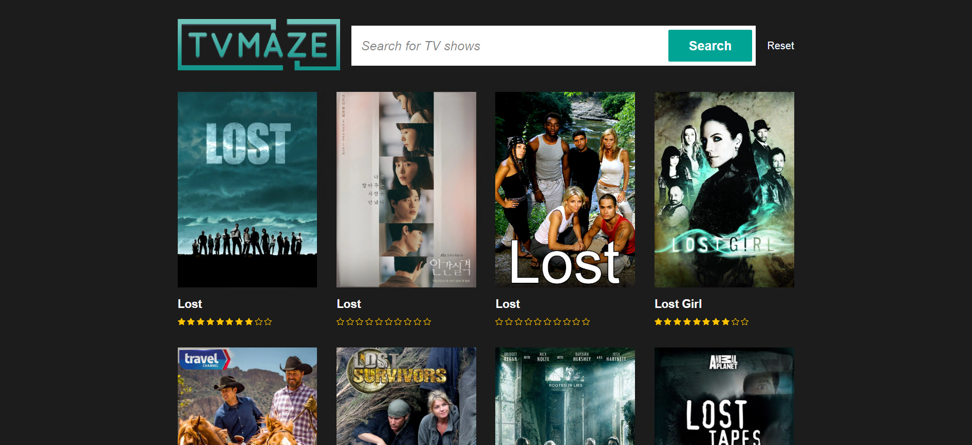 GitHub - gvinoth76/Nexar-TV-Maze-Assignment