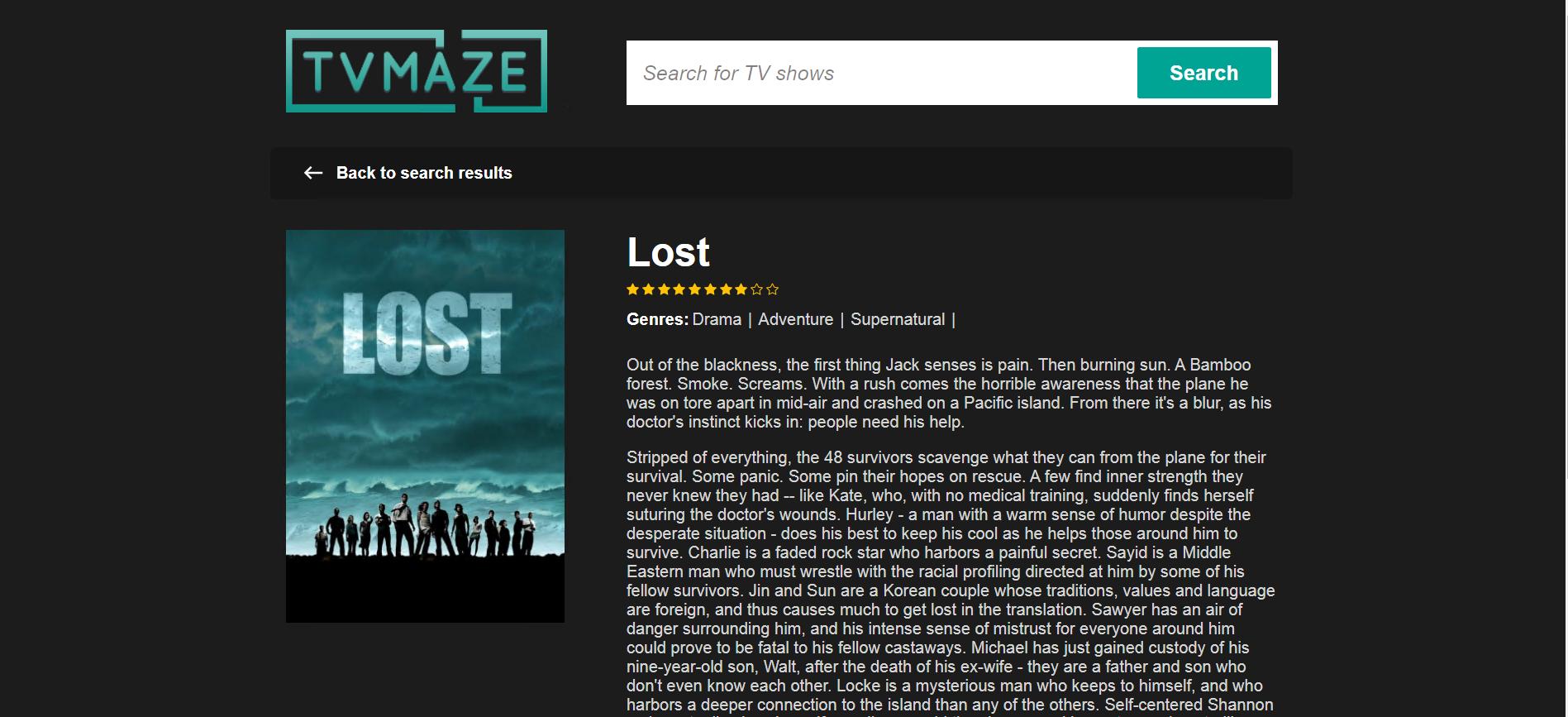 GitHub - gvinoth76/Nexar-TV-Maze-Assignment