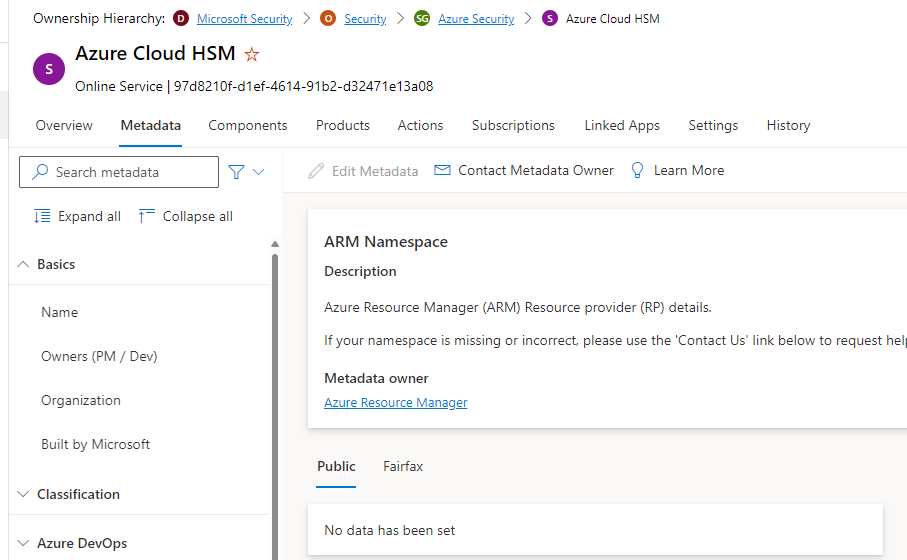 Customer reported: Azure Cloud HSM not showing up in Service dropdown box · Issue #4625 · Azure ...