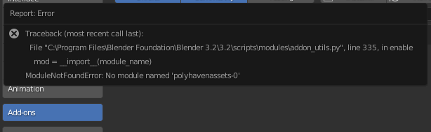 Error Activating Add-On · Issue #3 · Poly-Haven/polyhavenassets · GitHub