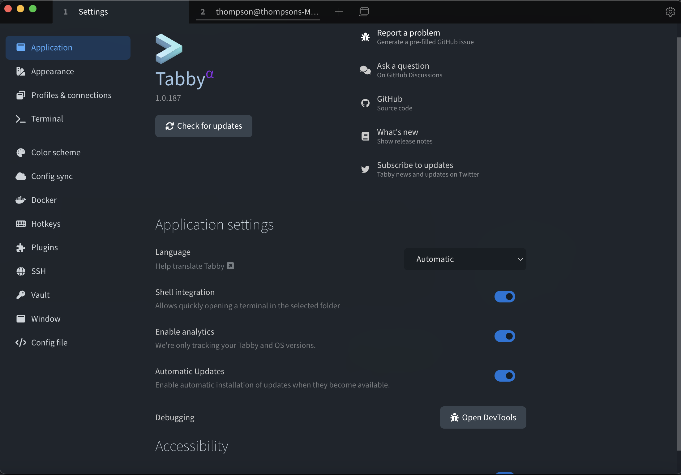 i cant change theme · Issue #7621 · Eugeny/tabby · GitHub