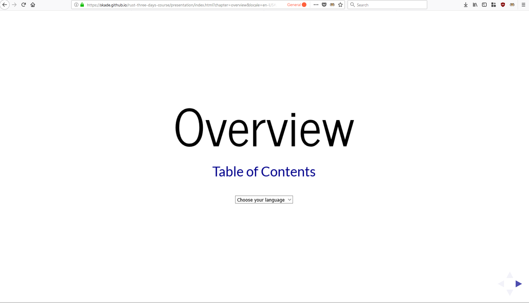 Slides seem to be broken · Issue #119 · ferrous-systems/rust-three-days ...