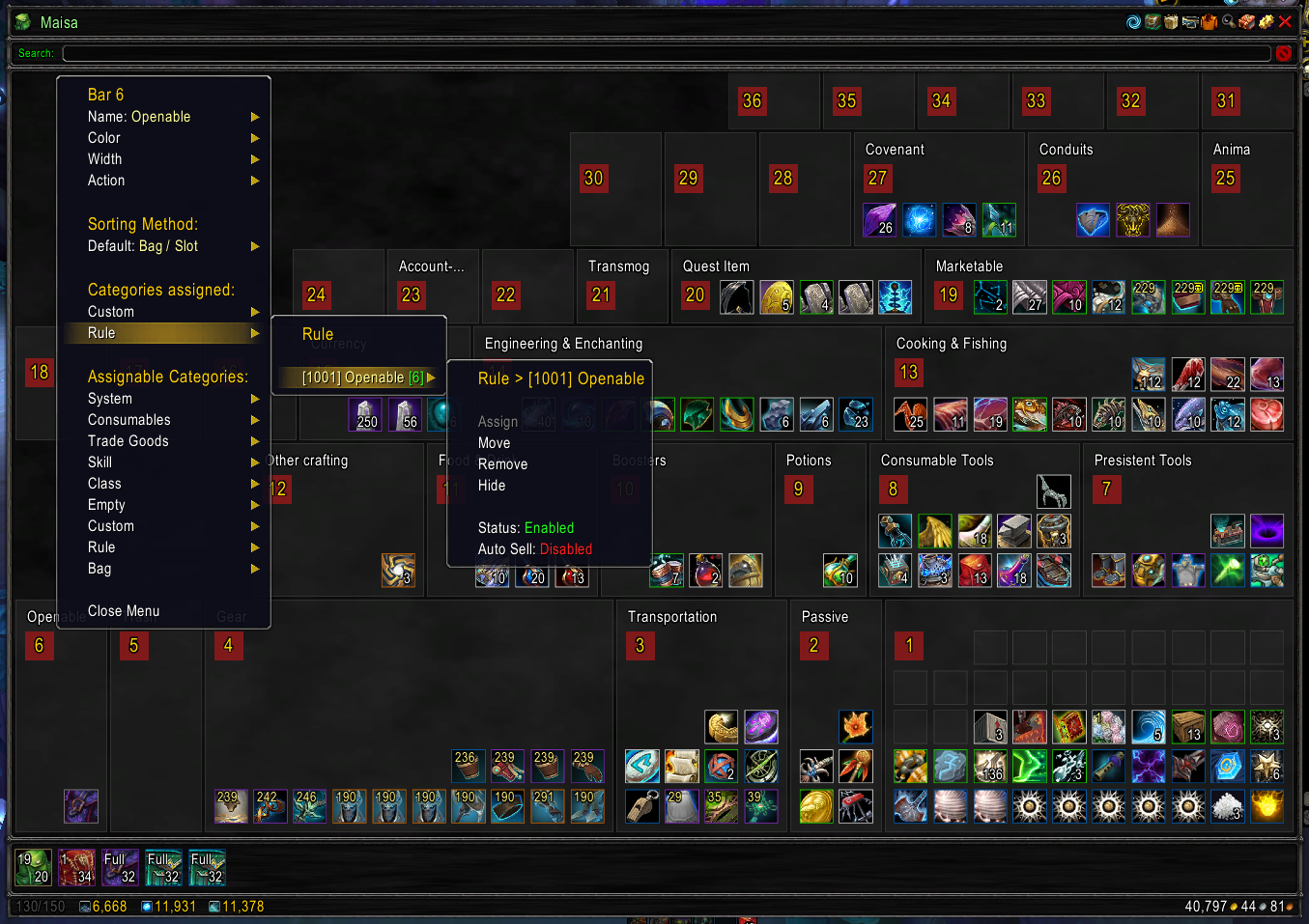 arkinventory doesn't seem to work properly · Issue #1571 · arkayenro ...